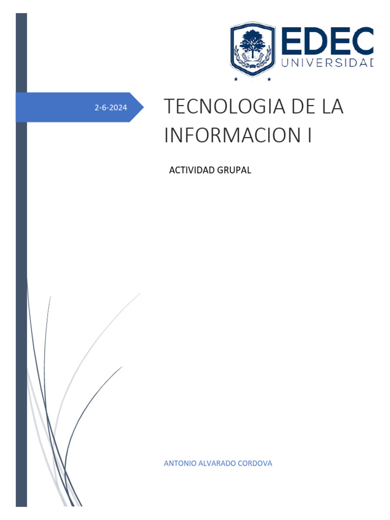Actividad Grupal Tic 1 | PDF