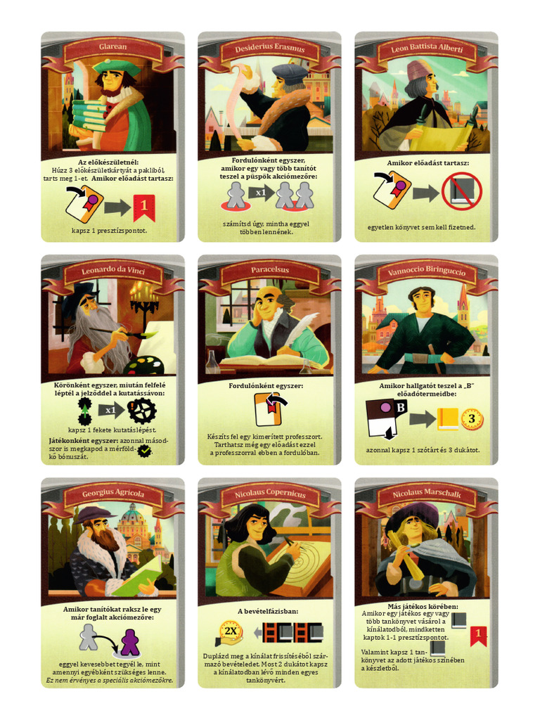 Alma Mater HU Cards | PDF