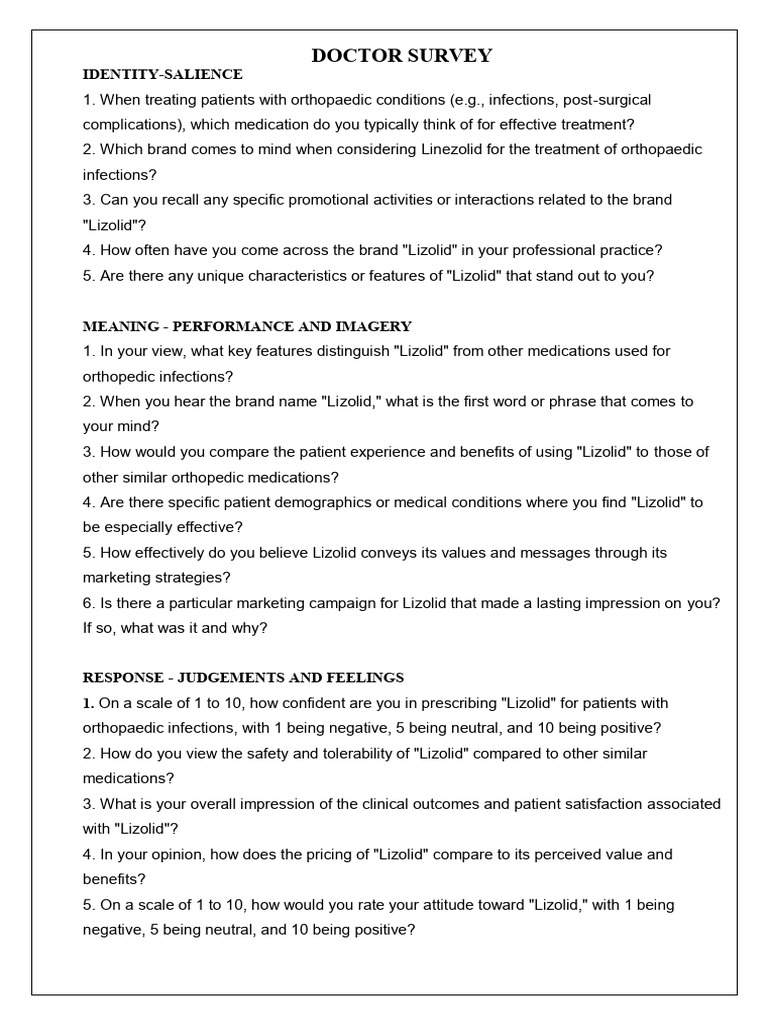 Customer Based Brand Equity Survey Questionnaire | PDF