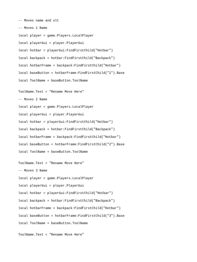 Garou Template | PDF