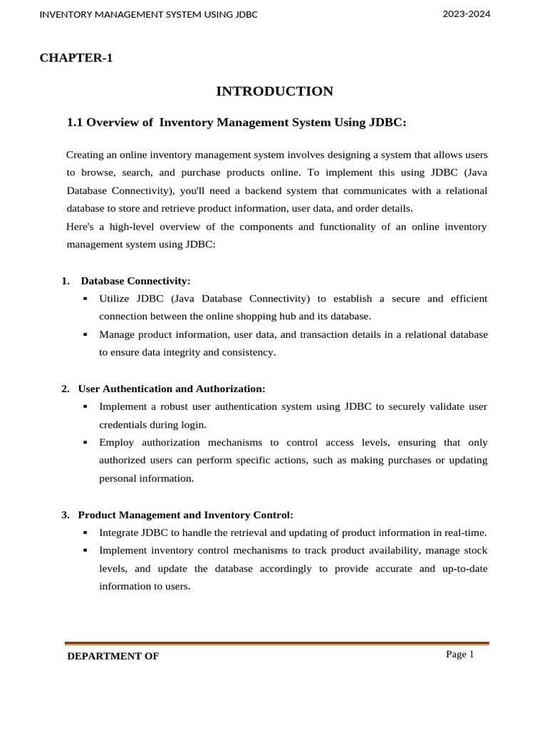 Inventory Management System | PDF | Databases | World Wide Web