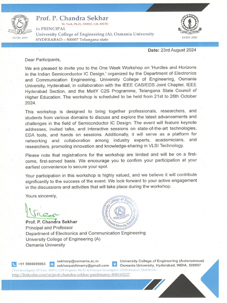 Workshop Invitation | PDF