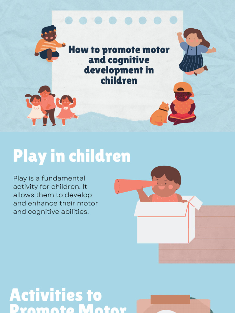 How To Promote Cognitive and Motor Development in Children | PDF ...