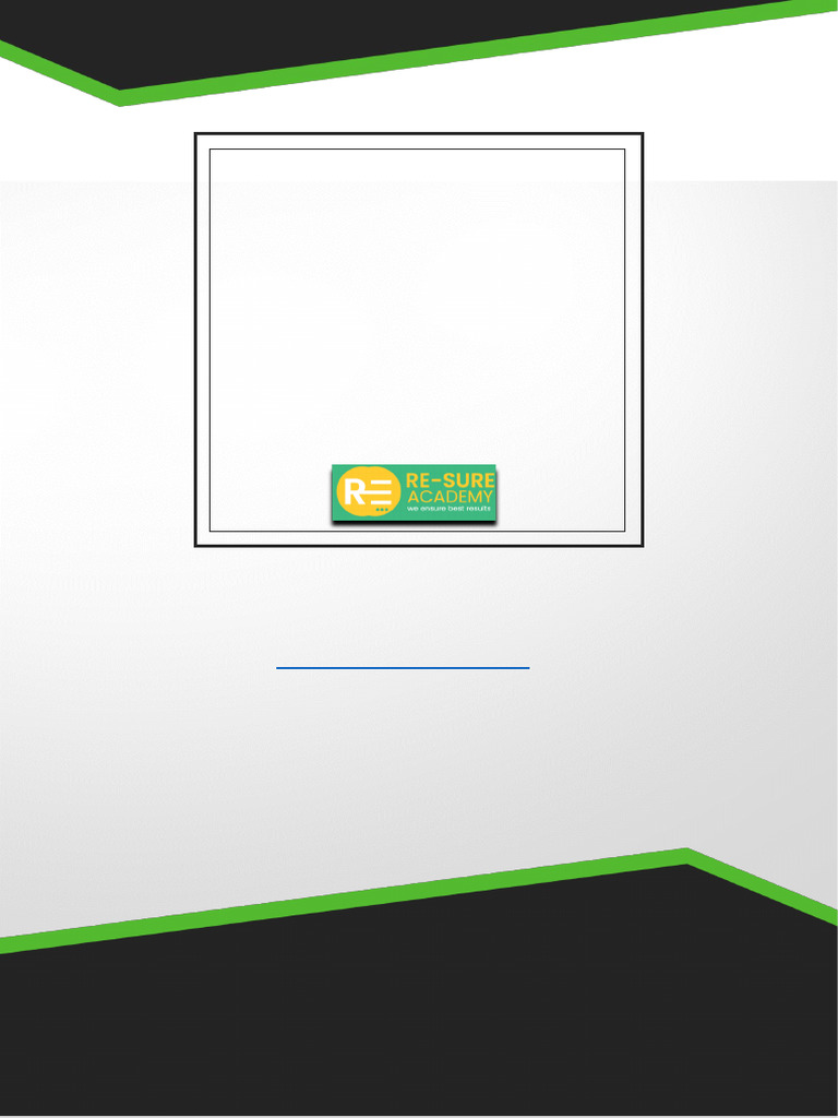 Re5 Summerised Book | PDF