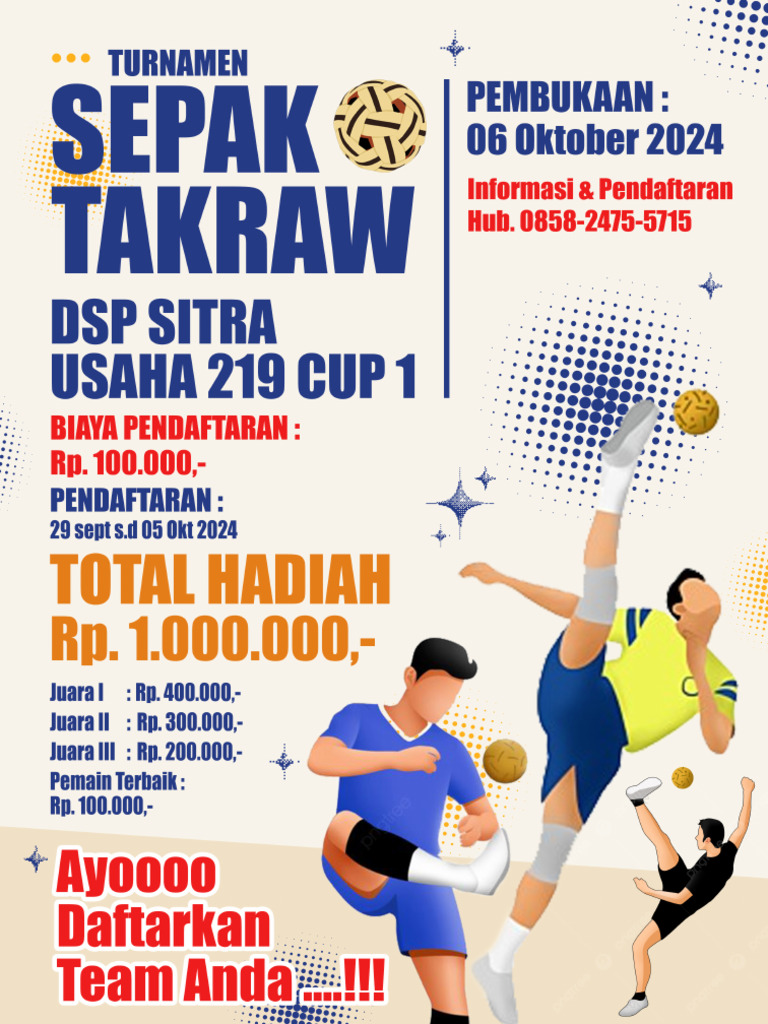 Pamflet Takraw | PDF