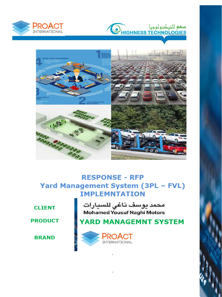 Yard Management System Proposal | PDF | Software Development Process ...