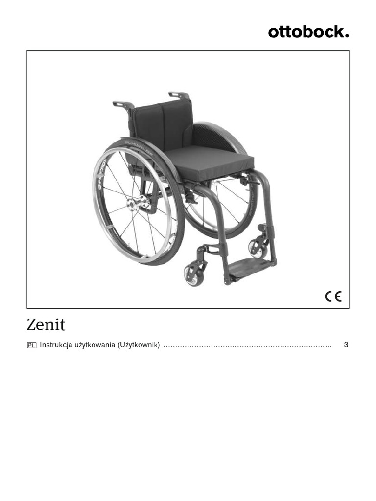 Zenit Ottobock Instrukcja Obsługi | PDF