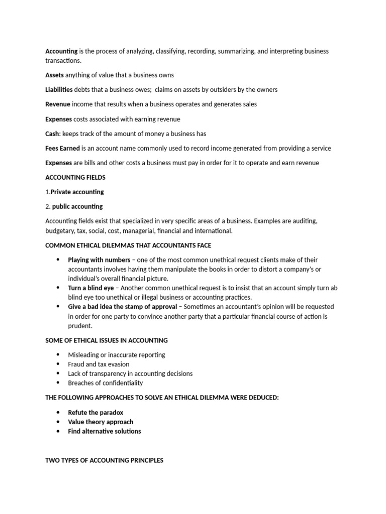 Accounting Reviewer | PDF