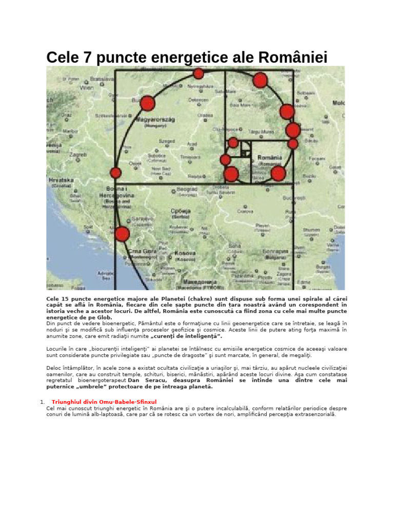 Puncte Energetice Romania | PDF