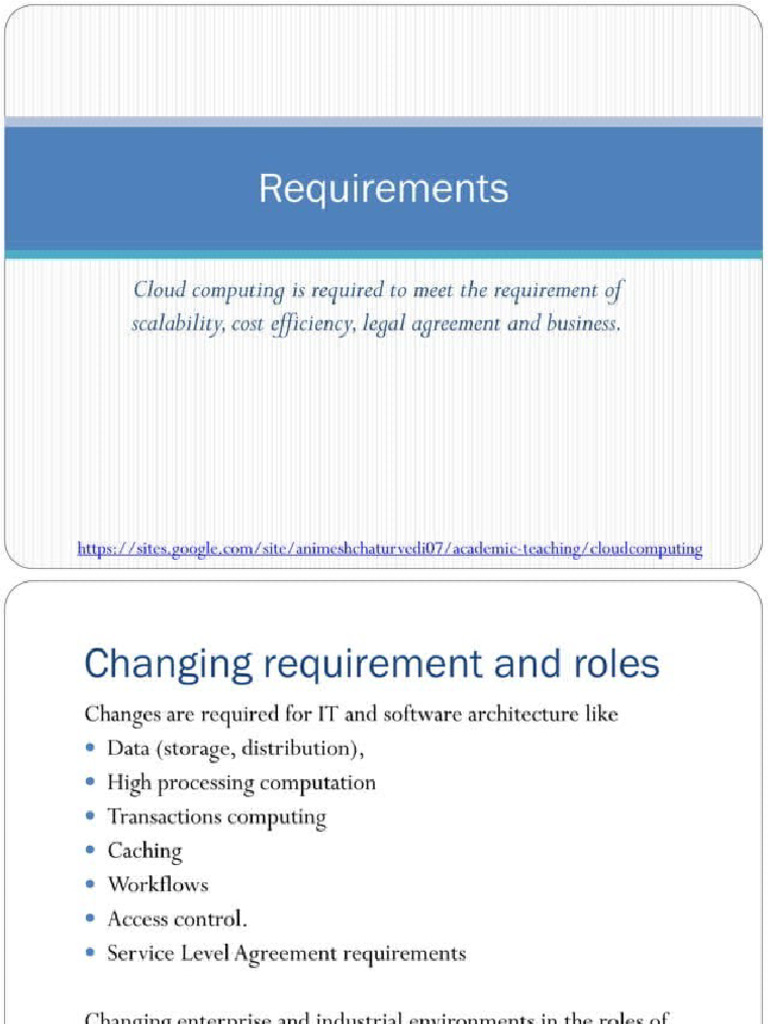 Cloud Architecture | PDF