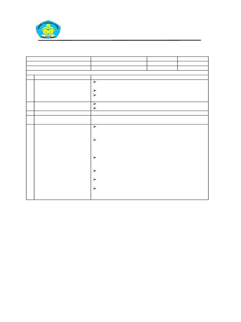 6.3.2 (Sop) Paud Pembelajaran-Tk PKK Pute Mata | PDF