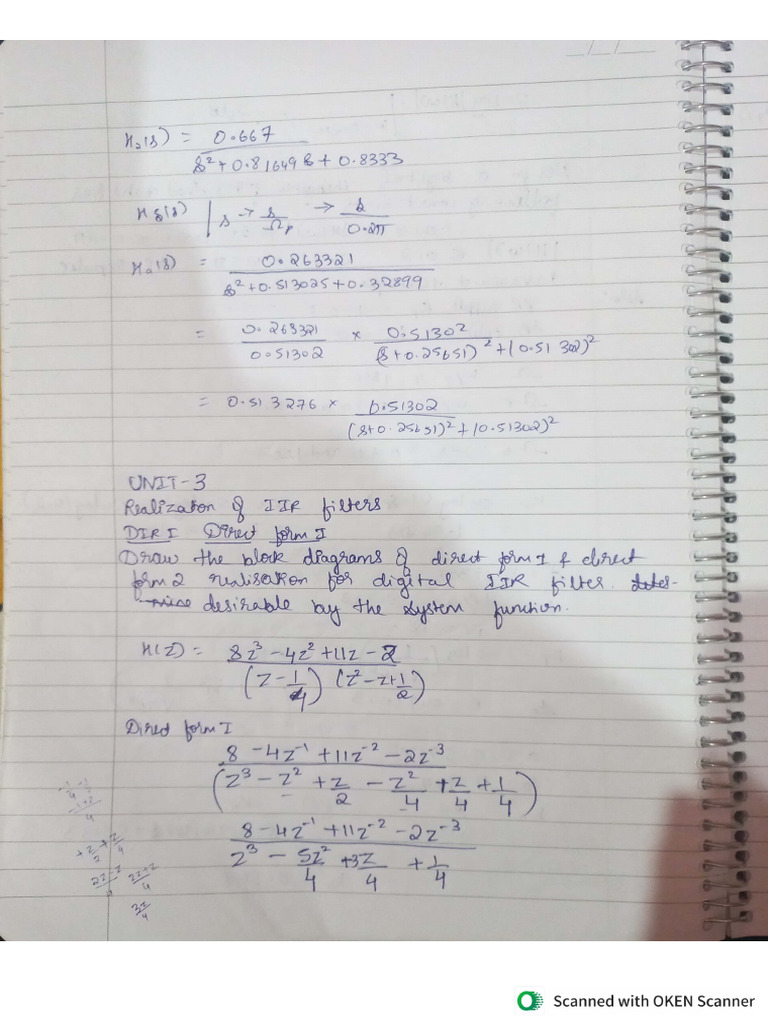 DSP Unit3 | PDF