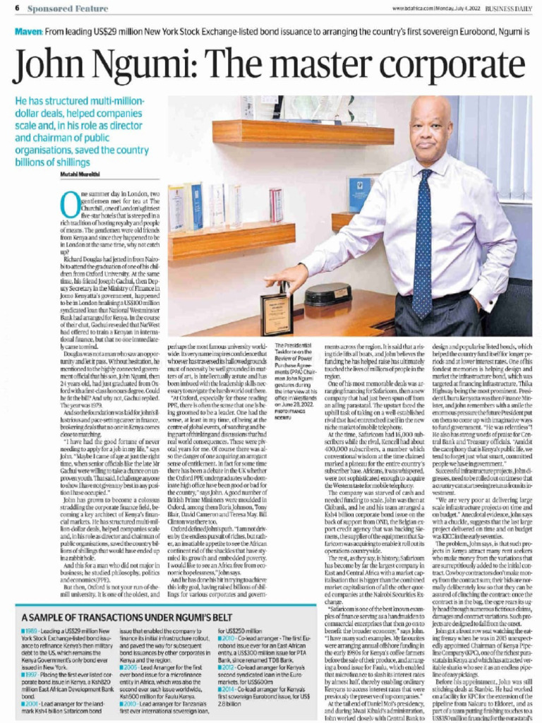 Kenya John Ngumi | PDF