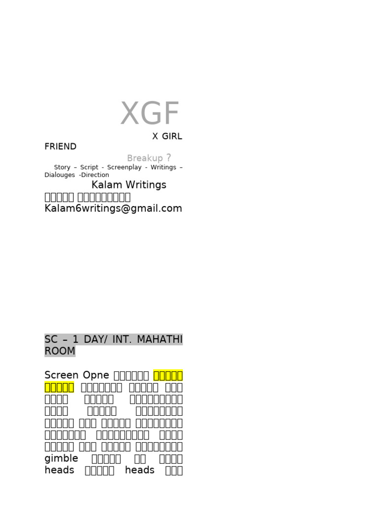 XGF - Kalam Writings | PDF