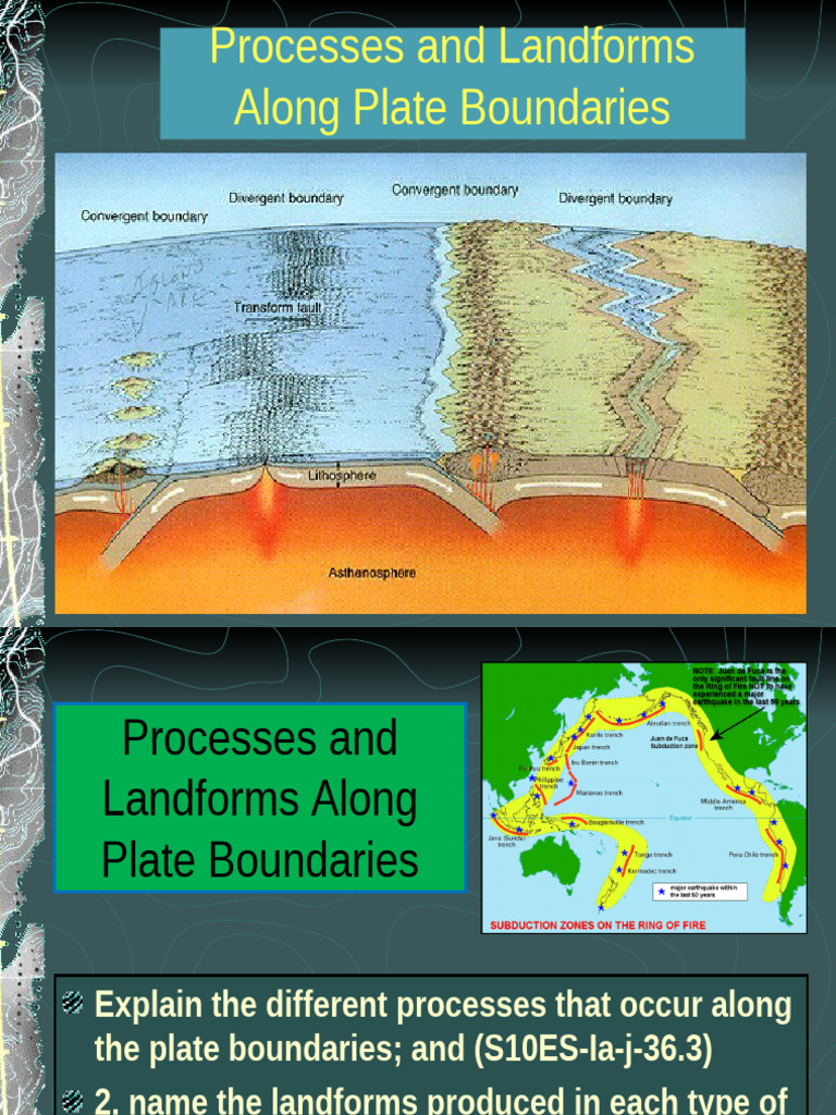 Processes and Landforms Along Plate Boundaries | PDF | Social Science ...