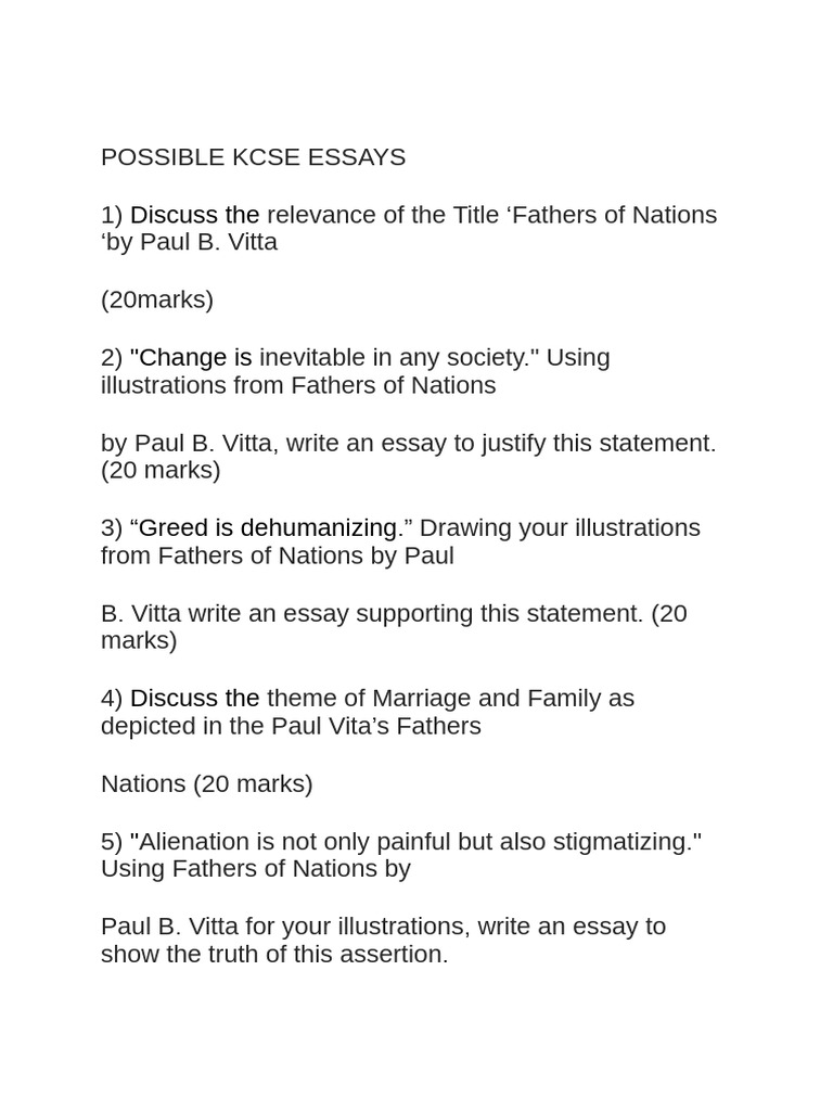 Father of Nation Essay | PDF | Social Science | Young Adult