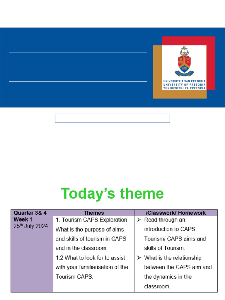 JMD 206 - Semster 2 - Week - 1 - CAPS Aim and Purpose - CL - Fordred ...