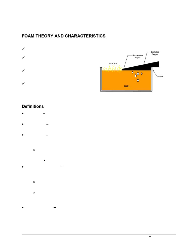 Module 5 - Foam Operations | PDF