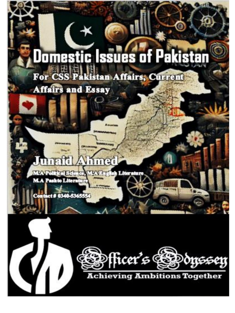 Domestic Issues of Pakistan (CSS, PMS, Tehsildar) | PDF
