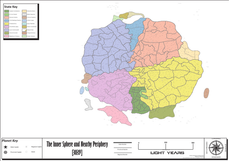 State Key: The Inner Sphere and Nearby Periphery (3039) | PDF