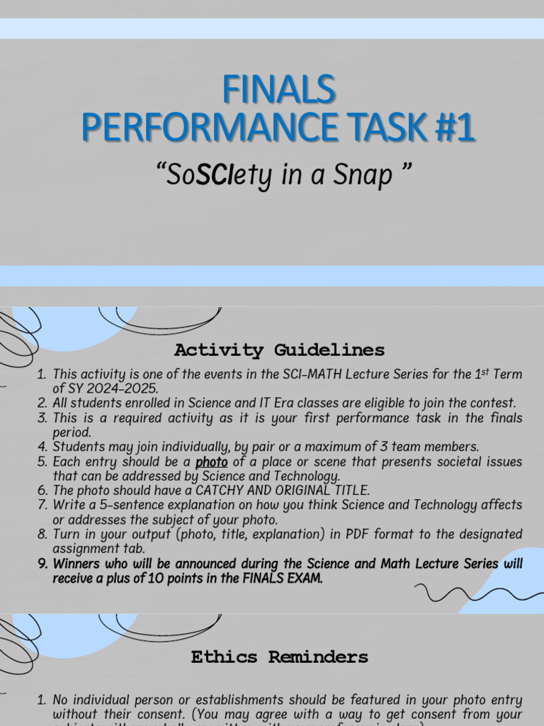 STS - Finals Peta 1 | PDF