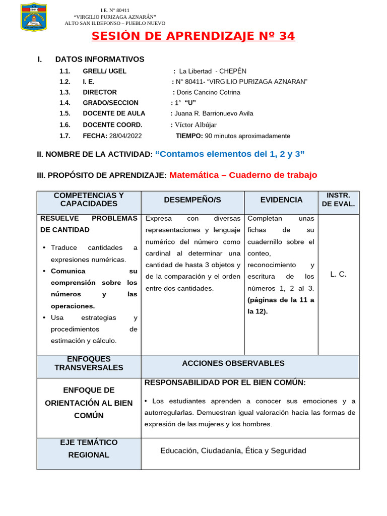 Mat. Conocemos Los Números 1-2-3 | PDF Mat. Conocemos Los Números 1-2-3 | PDF