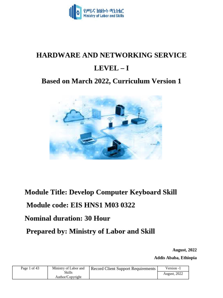 Develop Computer Keyboard Skill | PDF