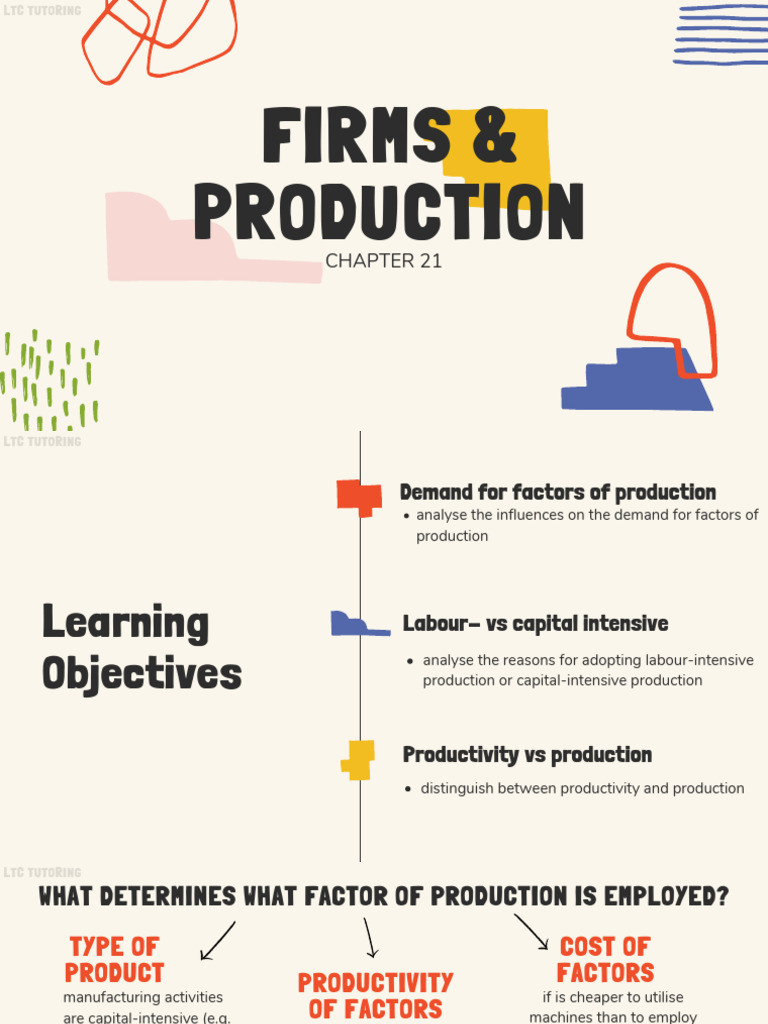 Production Function in Firms: Chapter 21 | PDF | Labour Economics ...