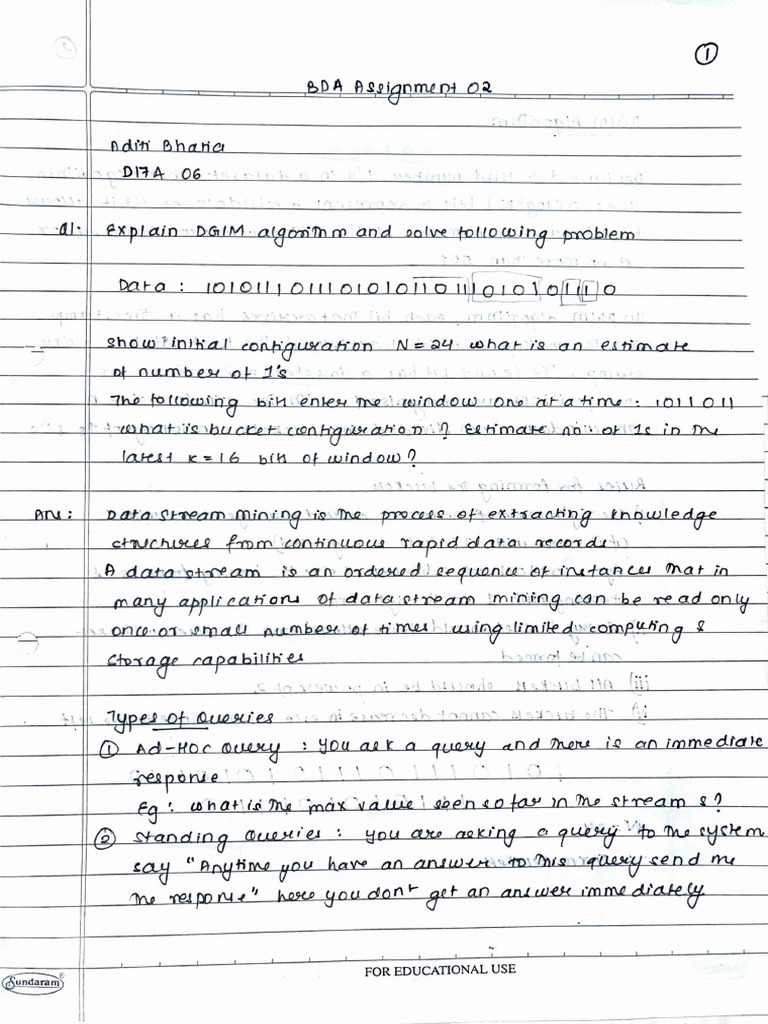 Bda Assignment 02 | PDF