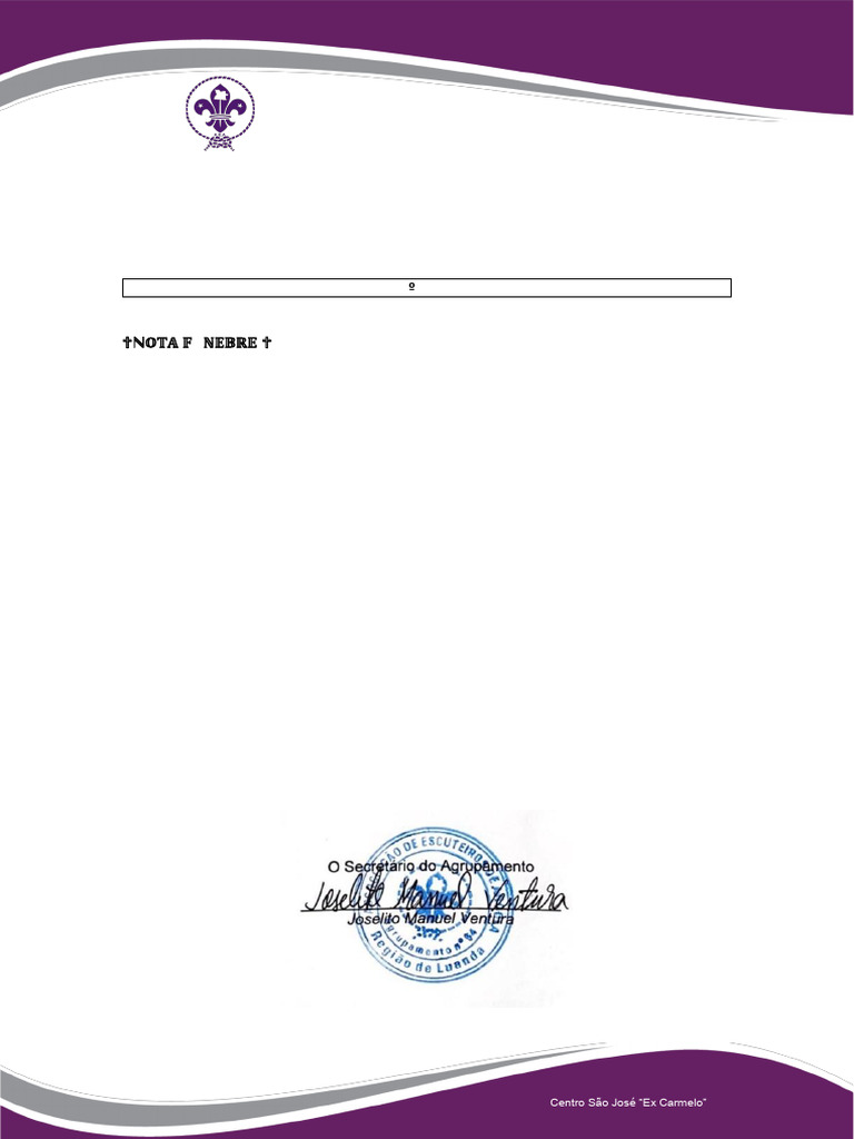 Circular 003 Nota Funebre . | PDF