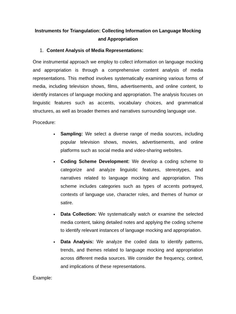 4 Instruments For Triangulation Parte de Eimy | PDF