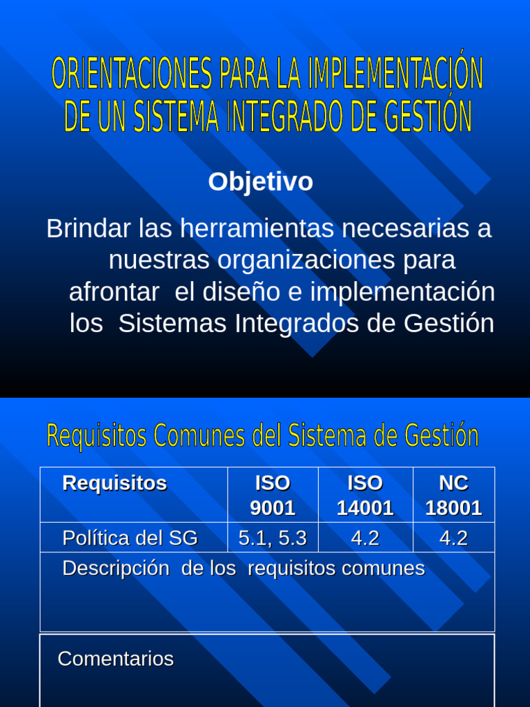 Implementacion de Sistema de Gestion Integrado-2 | PDF | Auditoría | Negocios