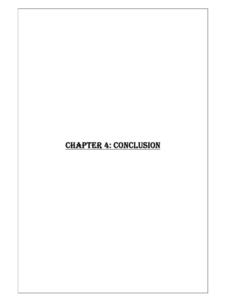 Conclusion Heading | PDF