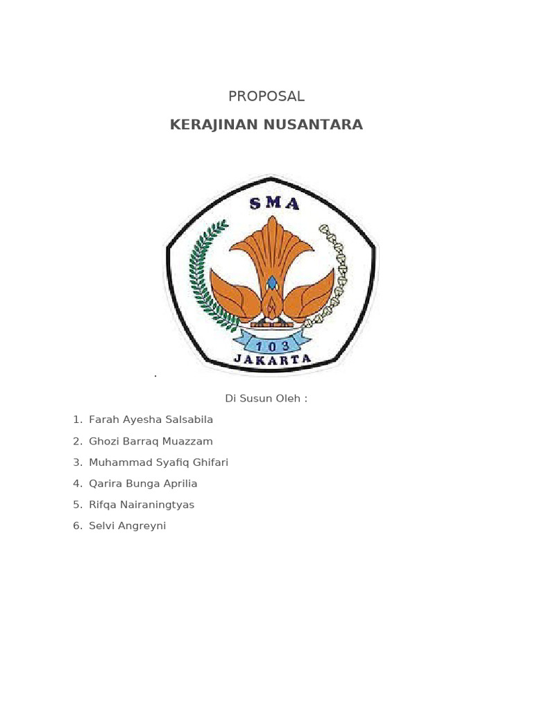 Proposal Prakarya Salinan | PDF