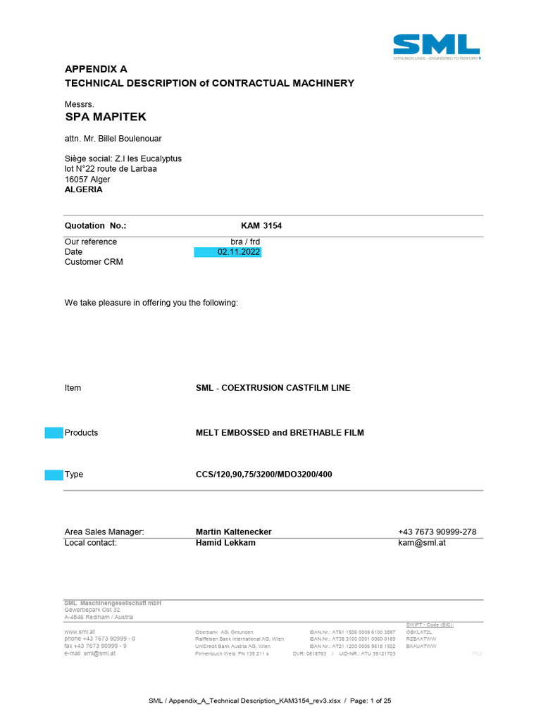 Appendix A Technical Description KAM3154 Rev3 | PDF
