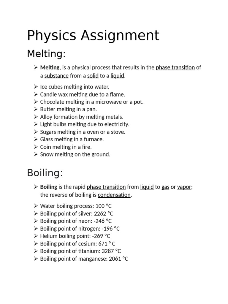 Physics Assignment | PDF