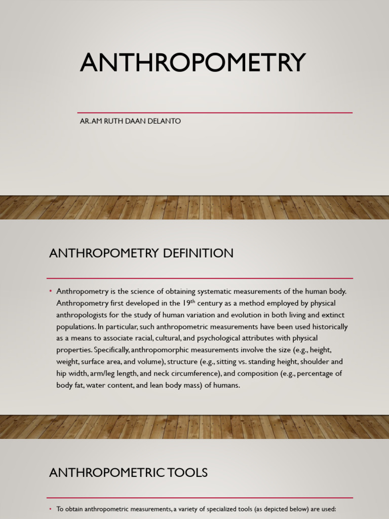 ANTHROPOMETRY | PDF