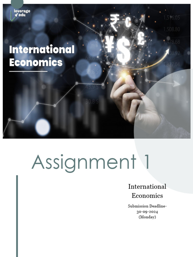 Assignment 1 - Intl Econ | PDF