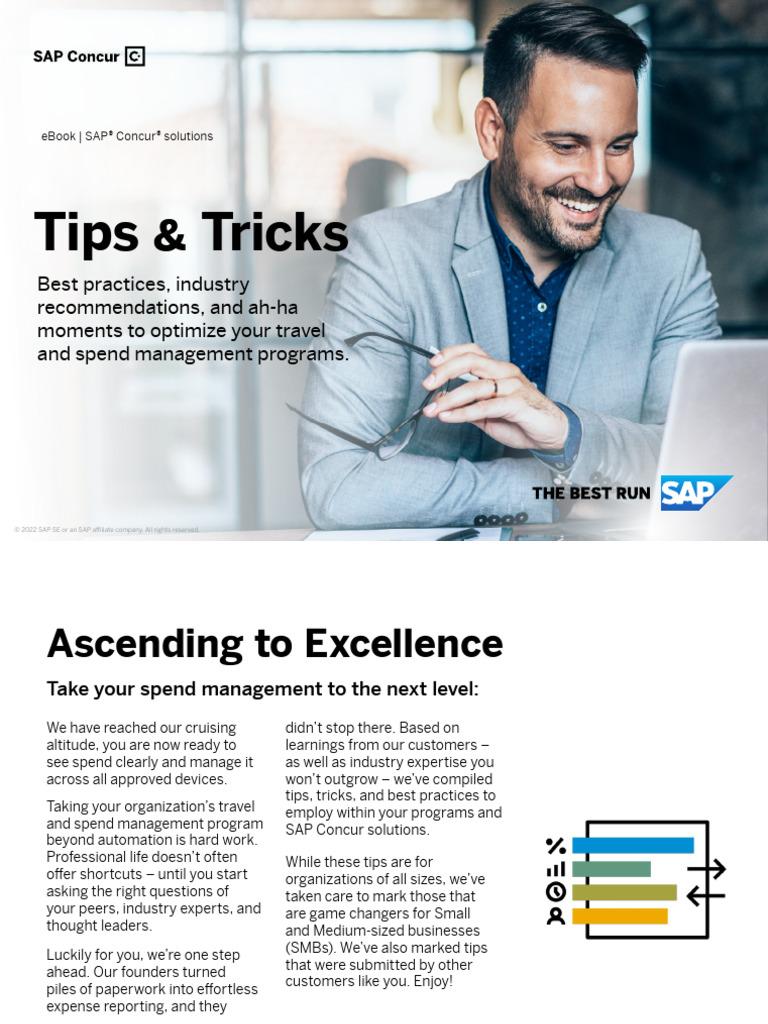 WW Tip Sheet - Tips and Tricks For SAP Concur Solutions | PDF | Credit ...