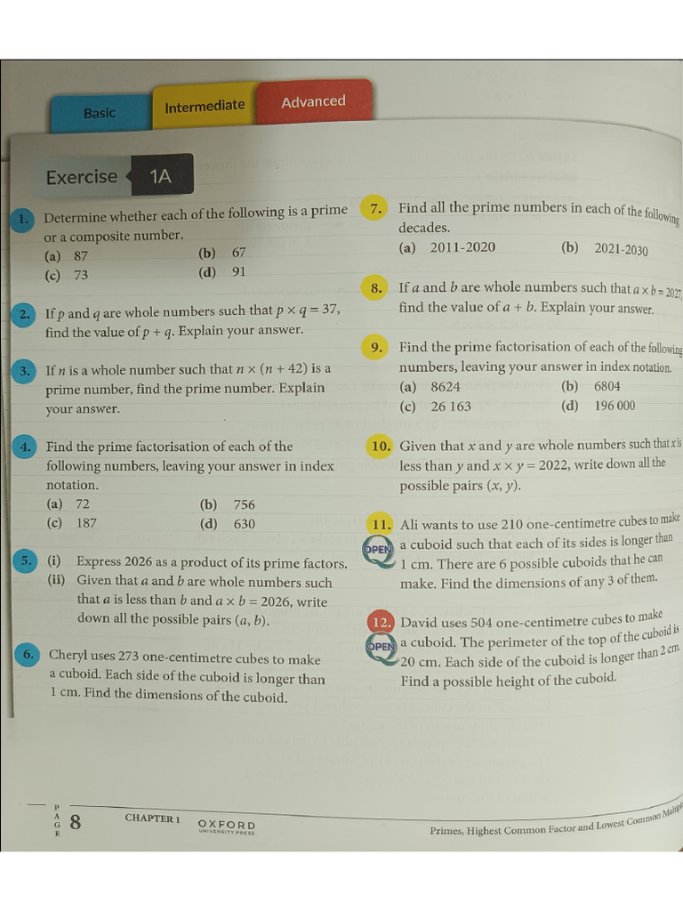 Think Maths Syllabus | PDF