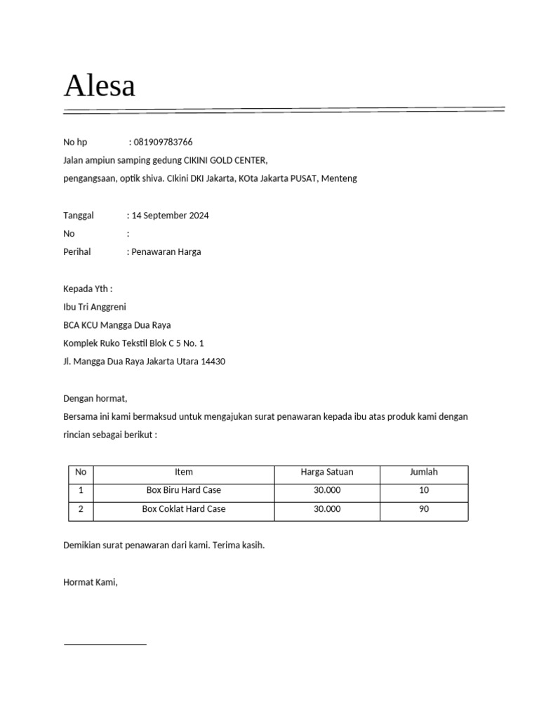 Alesa | PDF