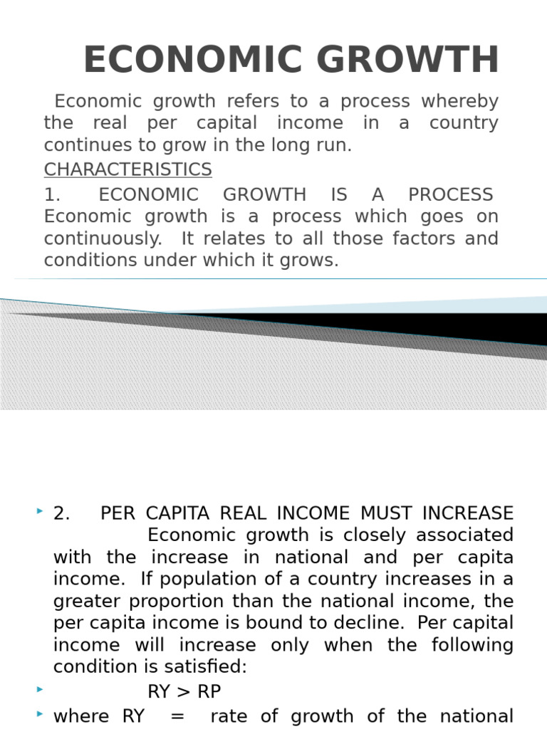 Presentation 3 Unit 2 Economic Growth vs. Economic Development | PDF