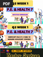 Q2 - WS - PE and Health 7 - Lesson 2 - Week 2-4 | PDF