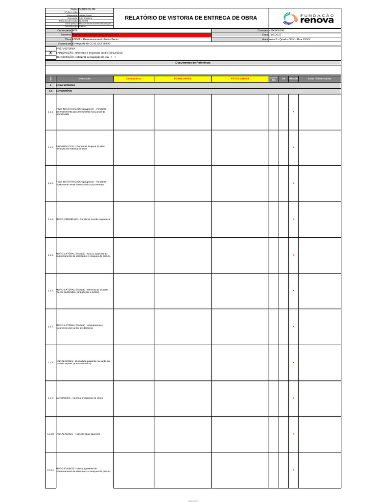 Check List Template | PDF