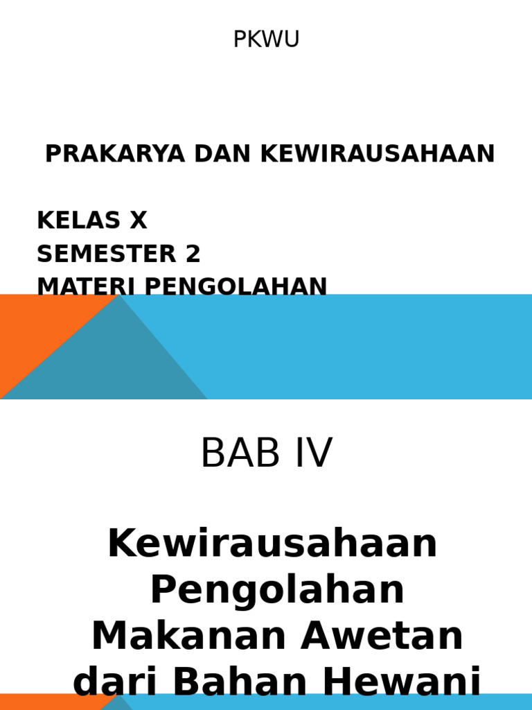 SEM 2 PPT 1 Pkwu X | PDF