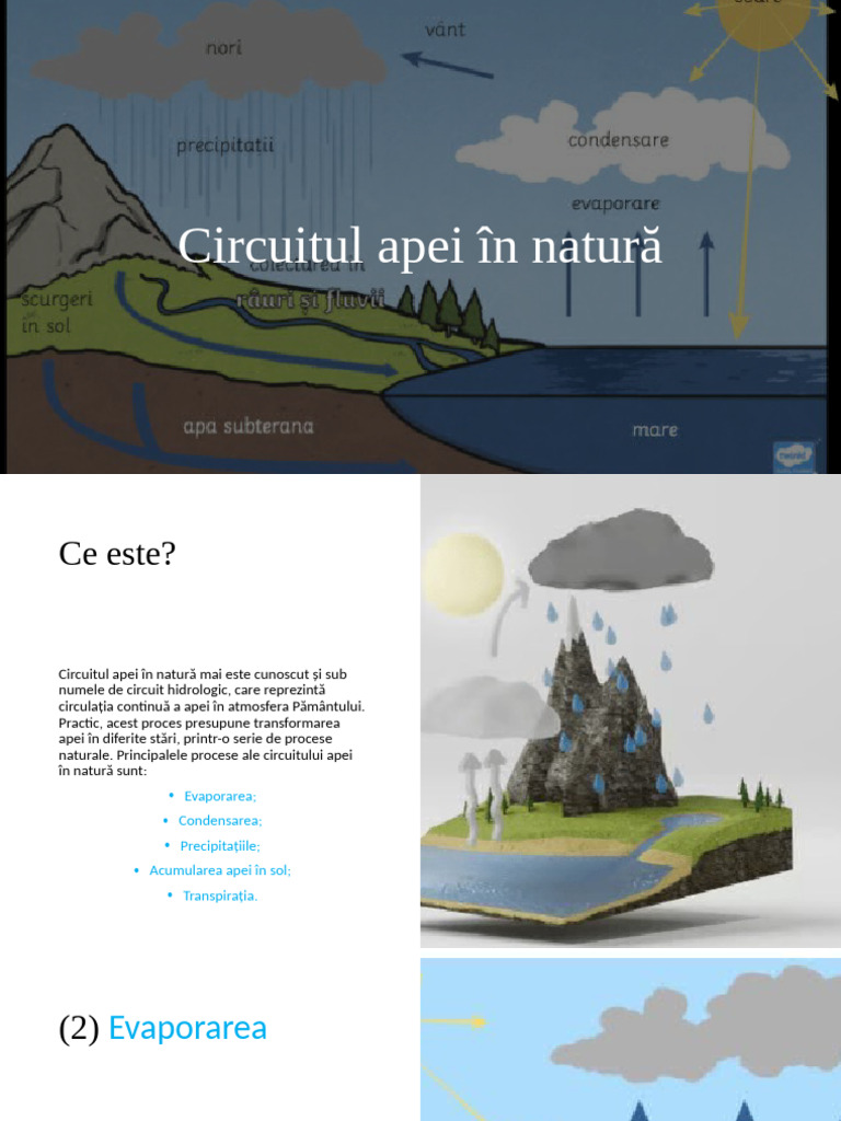 Circuitul Apei În Natură | PDF