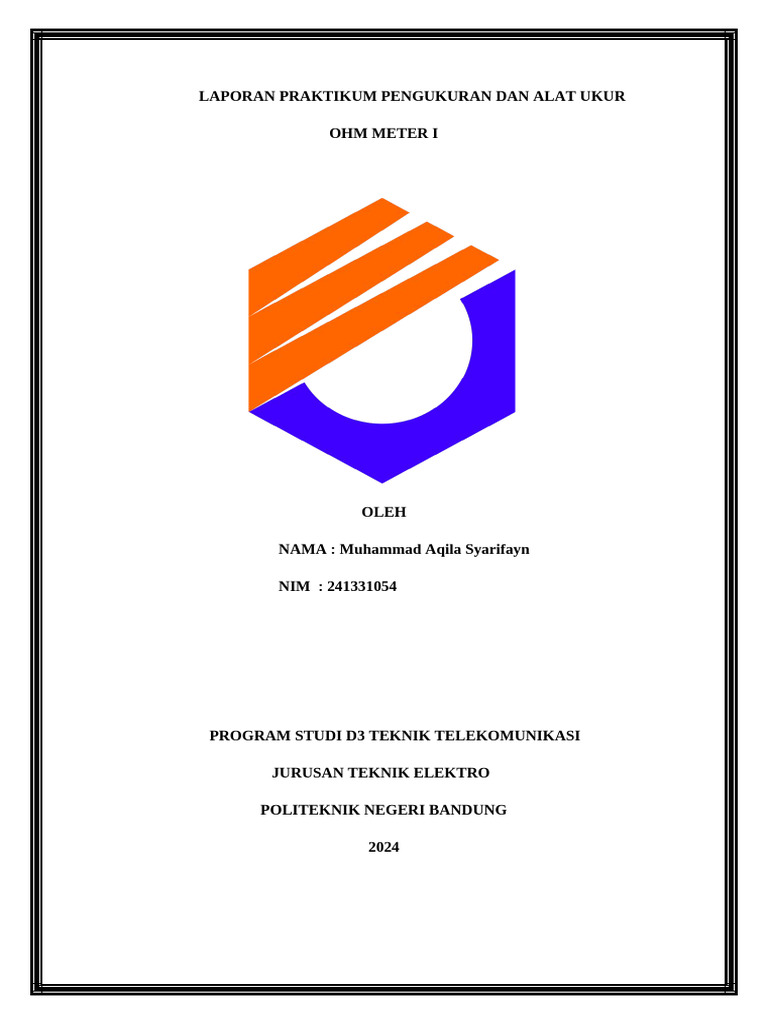 Laporan Hasil Pengukuran Resistor | PDF