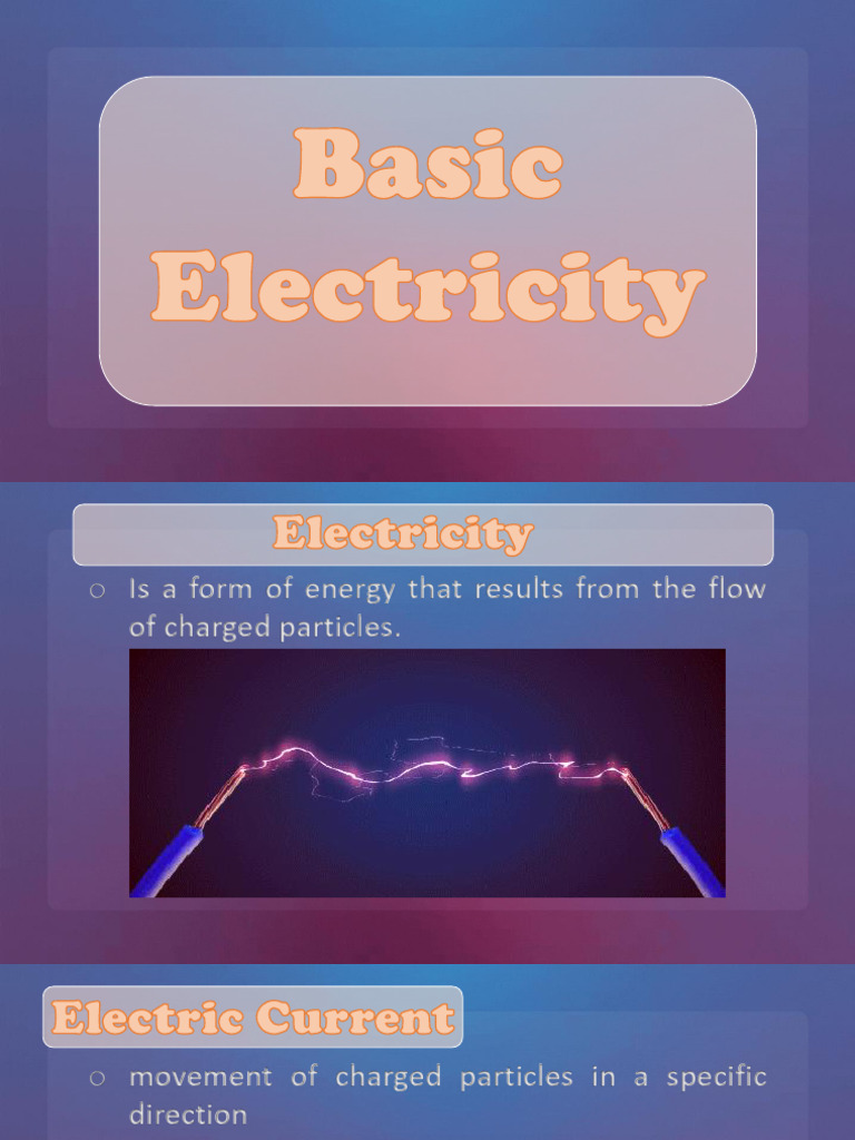 Electricity Lec | PDF