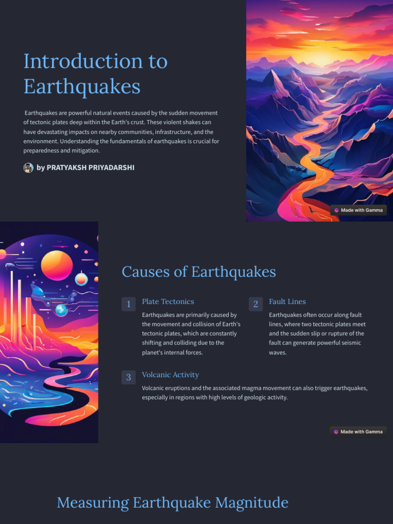 Introduction To Earthquakes | PDF