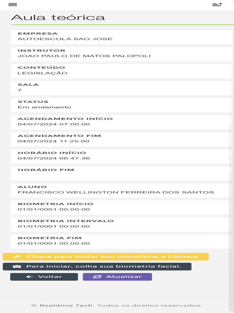 Aula Teórica Realdrive Monitoramento | PDF